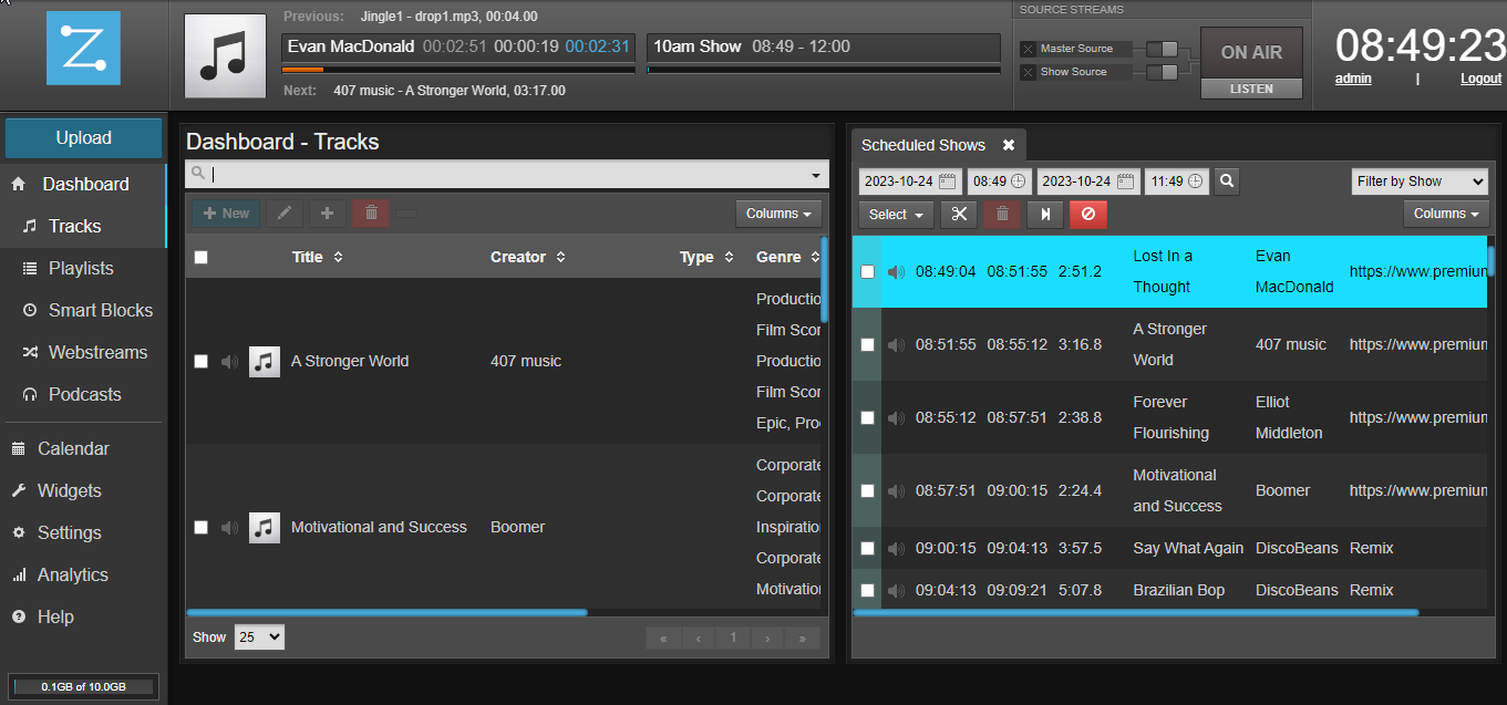 Zeno Radio Automation Software